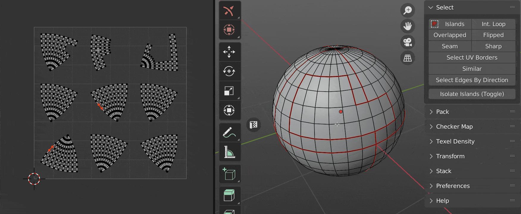 Select Zen UV 3 Legacy For Blender